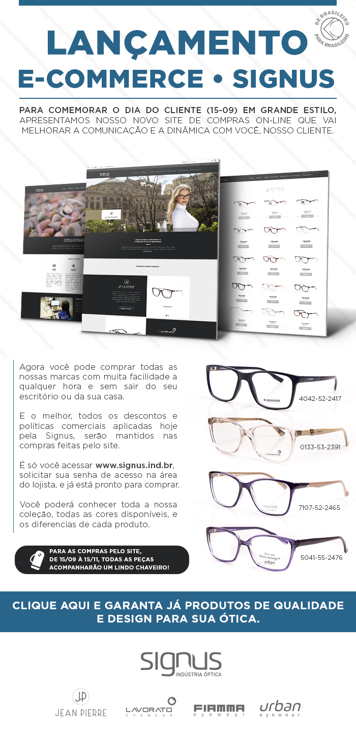 Signus lança seu novo e-commerce